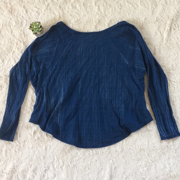 Anthropologie | Tops | Cloth Stone Anthropologie Chambray Dolman Crop ...